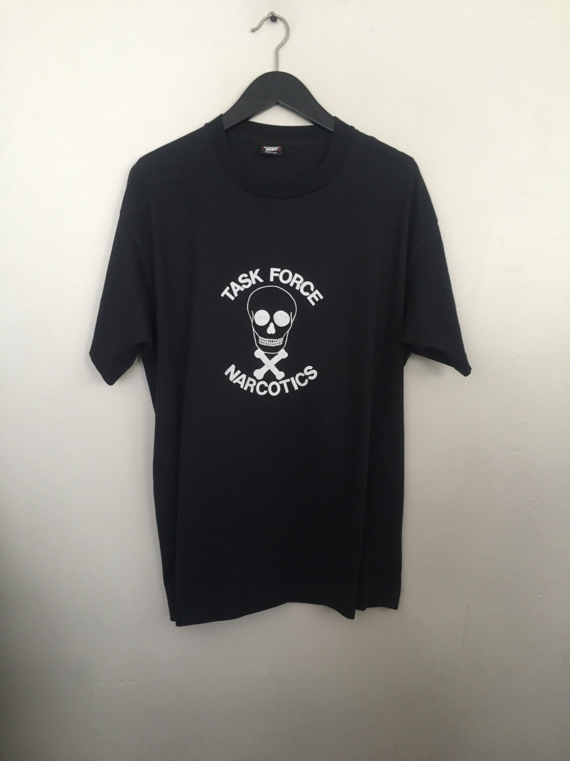 vintage t shirt, Narcotics t-shirt, Narcotics Task Force tshirt, 90s ...