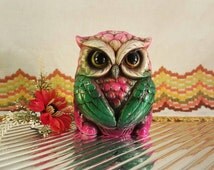 Popular items for owl coin bank on Etsy