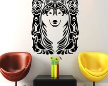 Popular items for husky decal on Etsy