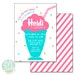 Milkshake Party Invitation Soda Pop Party Invitation