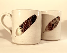 Unique ceramic feather related items | Etsy