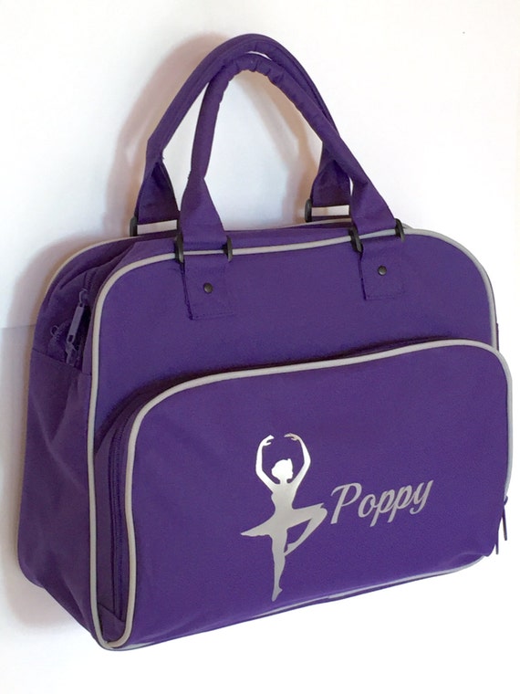 Personalised Dance Ballet Bag available in purple pale