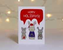 Unique bunny pun card related items | Etsy