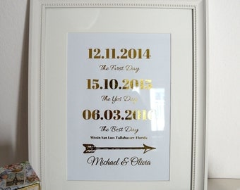 Wedding date sign | Etsy