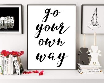 Go your own way | Etsy