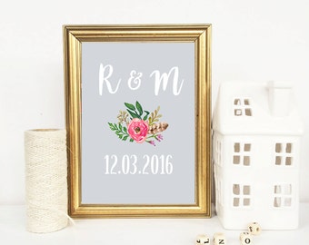 Porträts & Rahmen für Hochzeiten | Etsy DE