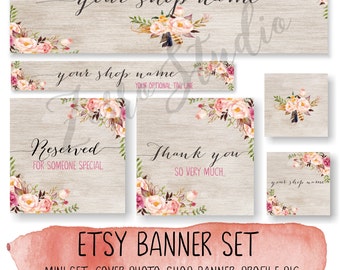 Boho facebook cover | Etsy