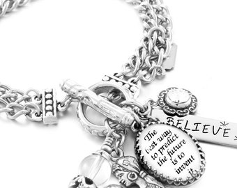 Charm Bracelets Charm Necklace Personalized by BlackberryDesigns