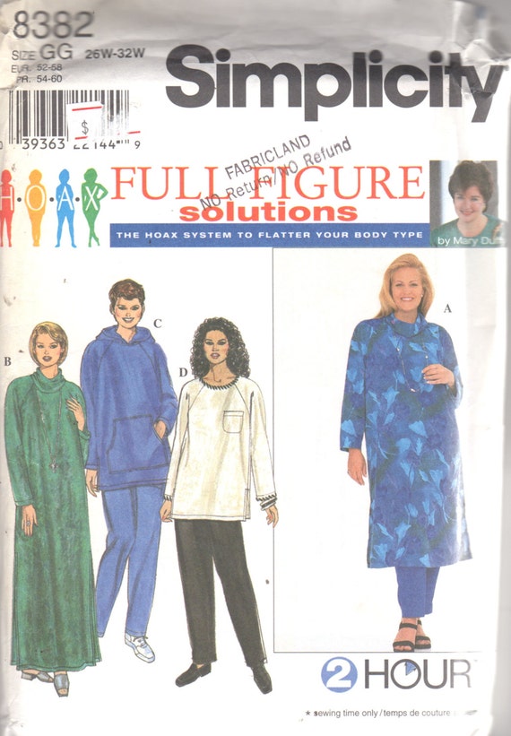 Simplicity 8382 Womens Pullover Caftan Top and Pants by mbchills
