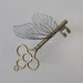 Items similar to Flying magical key with large butterfly wings in ...