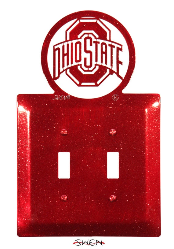 Ohio State Buckeyes Light Switch Double Plate Cover