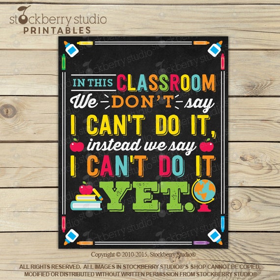 Items similar to Classroom Sign - Teacher Classroom Decor - We Don't ...