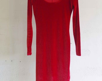 Unique red velvet dress related items | Etsy
