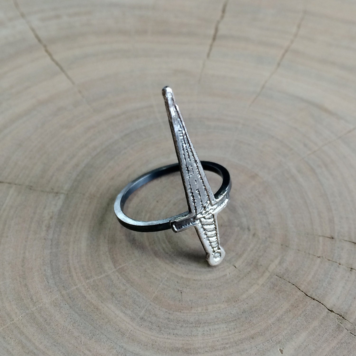 The Dagger Ring in Sterling Silver // The Armory Collection: