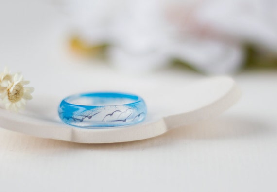 Murmuration Ring Flock of Birds Flock of by ButtonsyJewellery