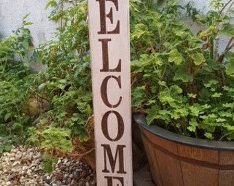 Vertical sign | Etsy