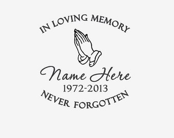 IN LOVING MEMORY Custom Car Window Decal by CreativeExpressionsz