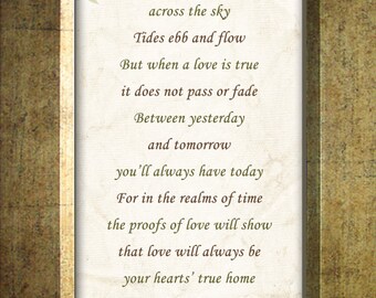 UNCOMMON LOVE Wedding Commitment Poem by Terah Cox