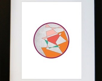 Geometric poster | Etsy