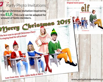Items similar to ELF Movie Christmas Card - holiday movie on Etsy