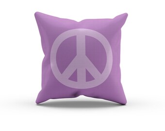Peace sign pillow | Etsy