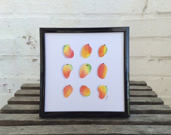 Mango print | Etsy