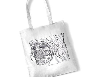 Unique purse with face related items | Etsy