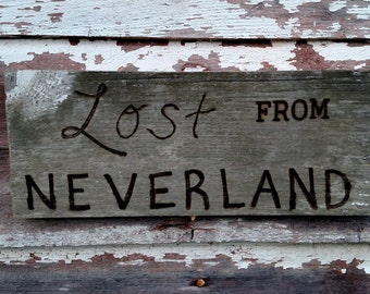 Neverland sign | Etsy