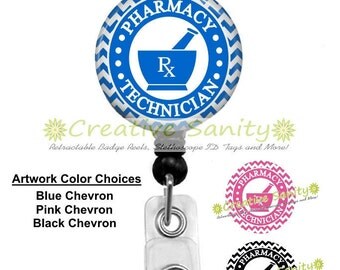 Pharmacy tech badge | Etsy