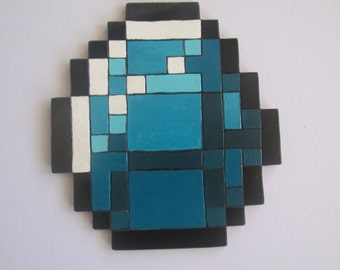 Items similar to Minecraft Diamond Gem, Stick, and Tool or Weapon of ...
