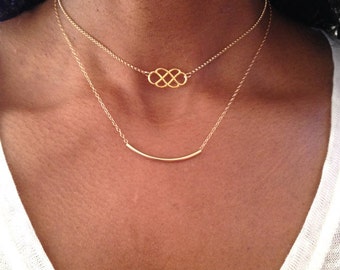 Celtic knot necklace | Etsy