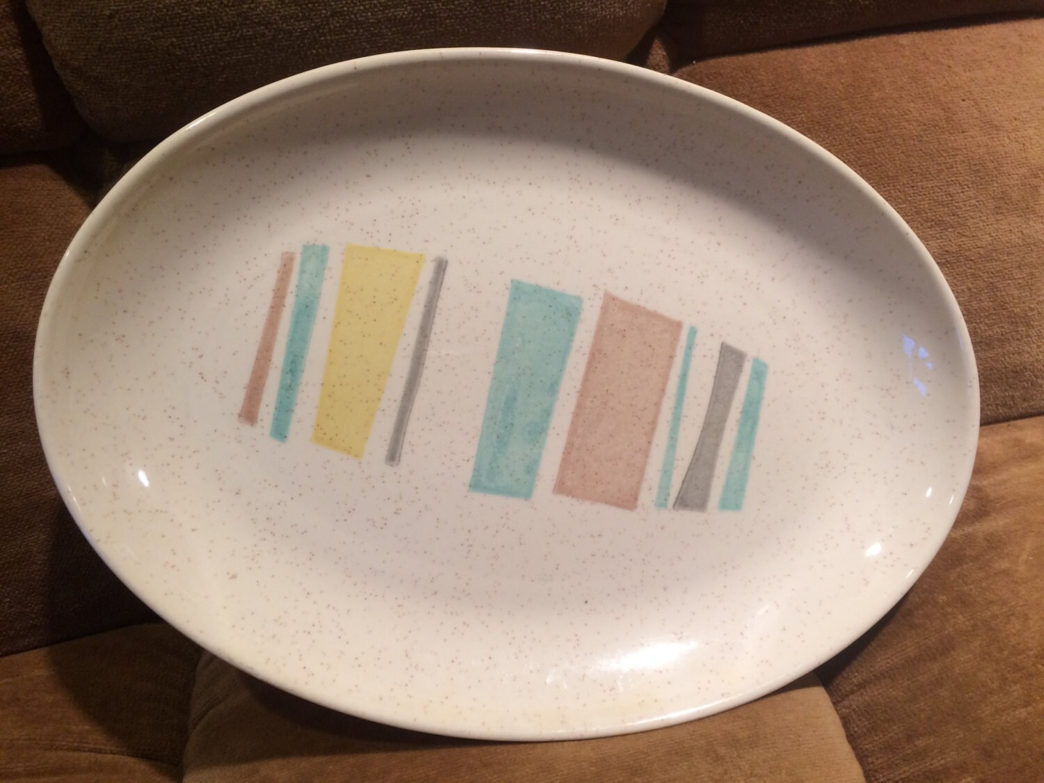 Vintage 1950’s Vernon Ware “Anytime” Pattern Platter, retro kitchen ...