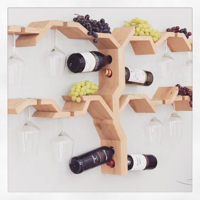 Creative wooden wall shelves and features by BespOakInteriors