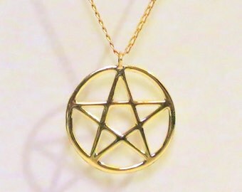Pentacle necklace | Etsy
