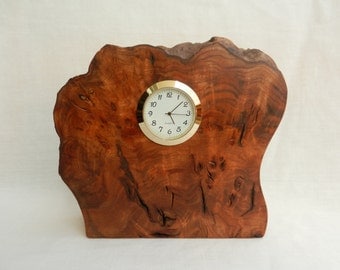 Burl clock | Etsy