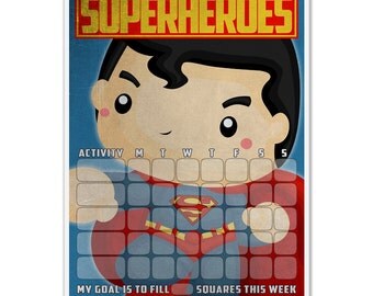 Superhero chores | Etsy