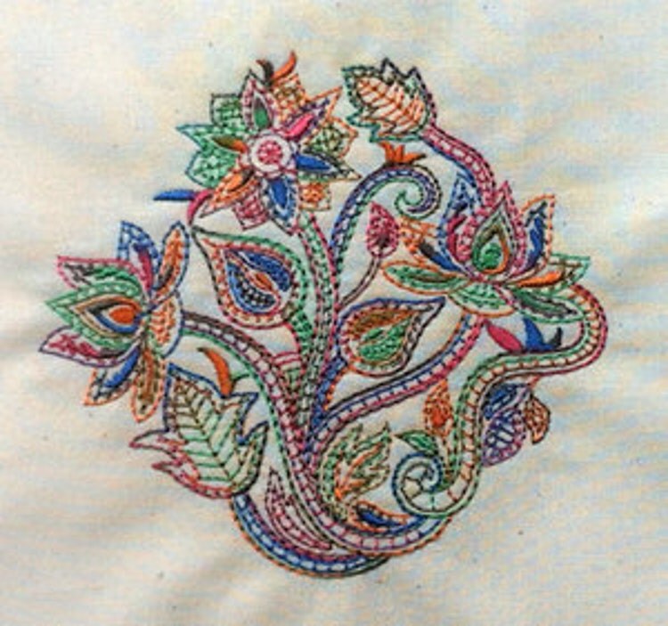 Paisley Motifs 15 Machine Embroidery by ABCEmbroideryDesigns