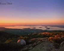 Unique acadia print related items | Etsy
