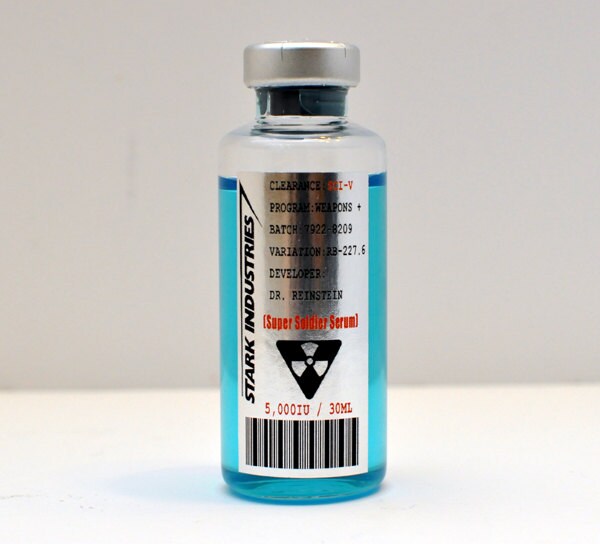 Captain America Super Soldier Serum.