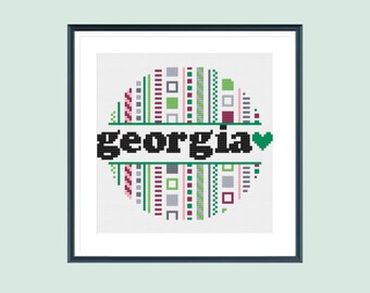Georgia embroidery | Etsy