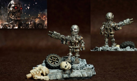 Custom Lego minifigure Terminator Genisys T-800 by MCHcustomshop