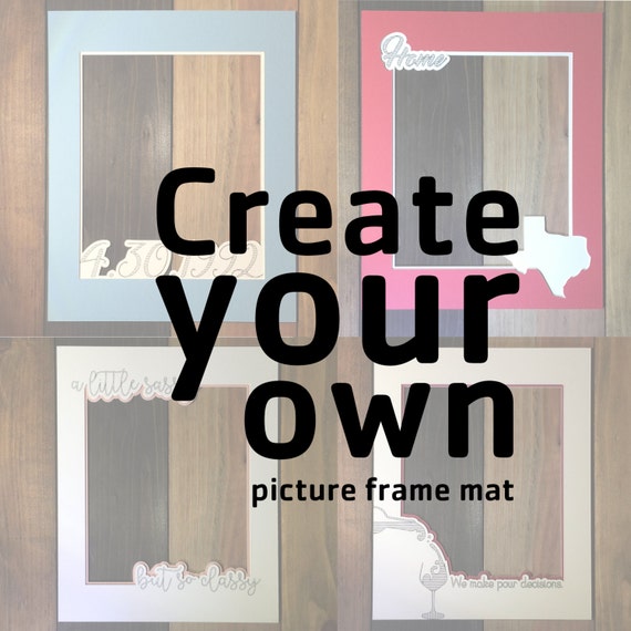 Create Your Own Picture Frame Personalized Custom Picture