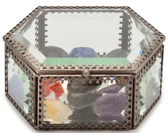 Crystal display case | Etsy