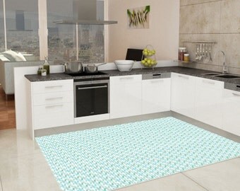 Items similar to Vintage Linoleum Rug 6x9 1920s on Etsy