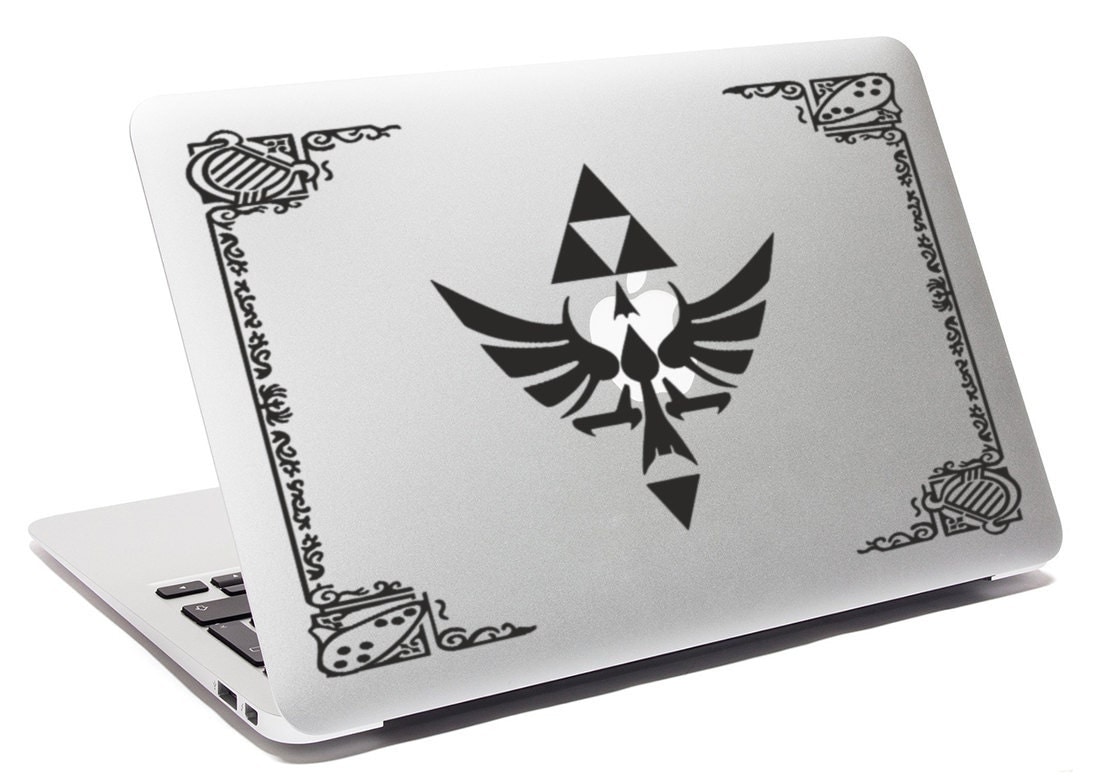 LEGEND OF ZELDA decal Hylian Laptop decal Hylian shield decal