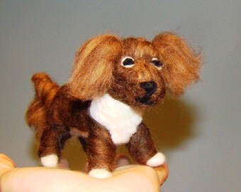 Needle felted dog | Etsy