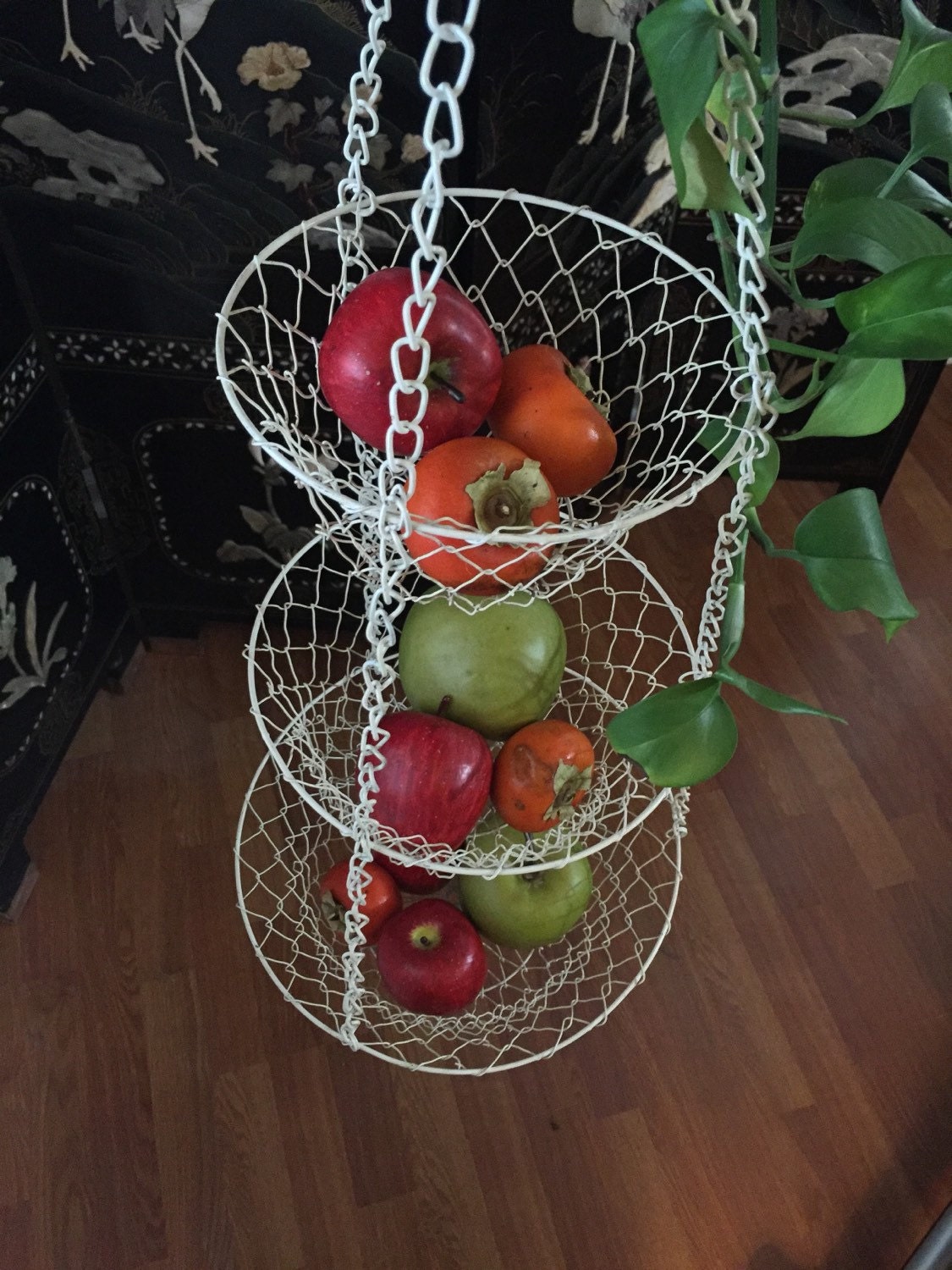 Vintage Three Tier Hanging Baskets / Hanging Wire Baskets – Haute Juice