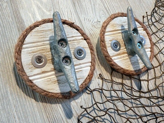 Nautical Cleat Wall Hook Galvanized Boat Dock Cleat Beach