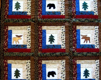 Moose applique | Etsy