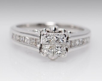 Invisible set ring | Etsy